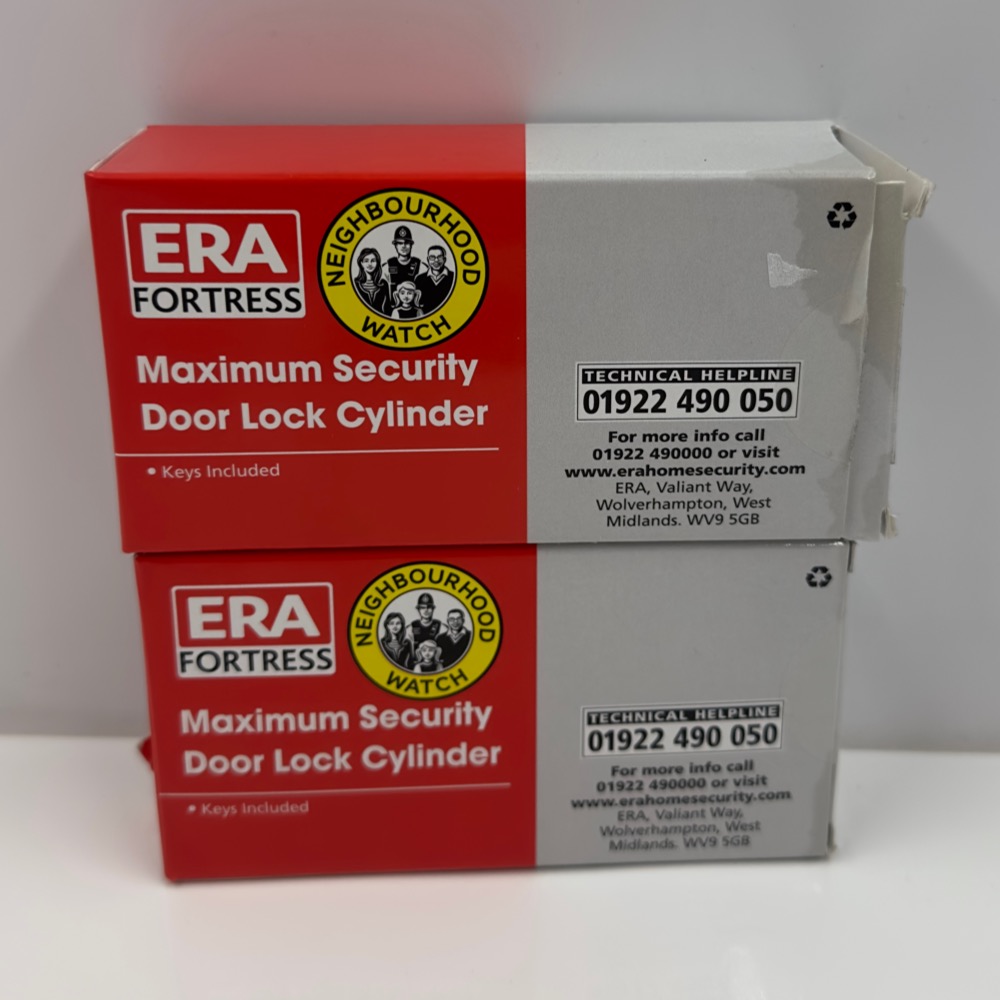 Pre-owned ERA FORTRESS MAXIMUM SECURITY DOOR LOCK CYLINDER - PAIR ...